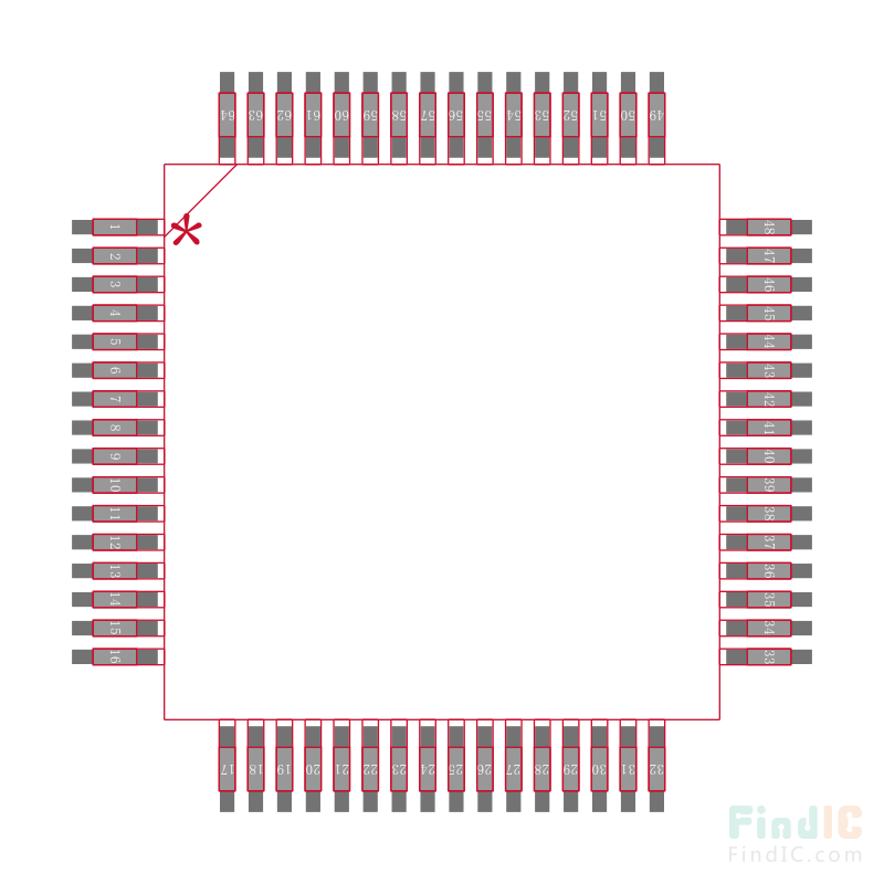 ATMEGA128-16ANR Datasheet(PDF) & Specifications - Microchip - FindIC