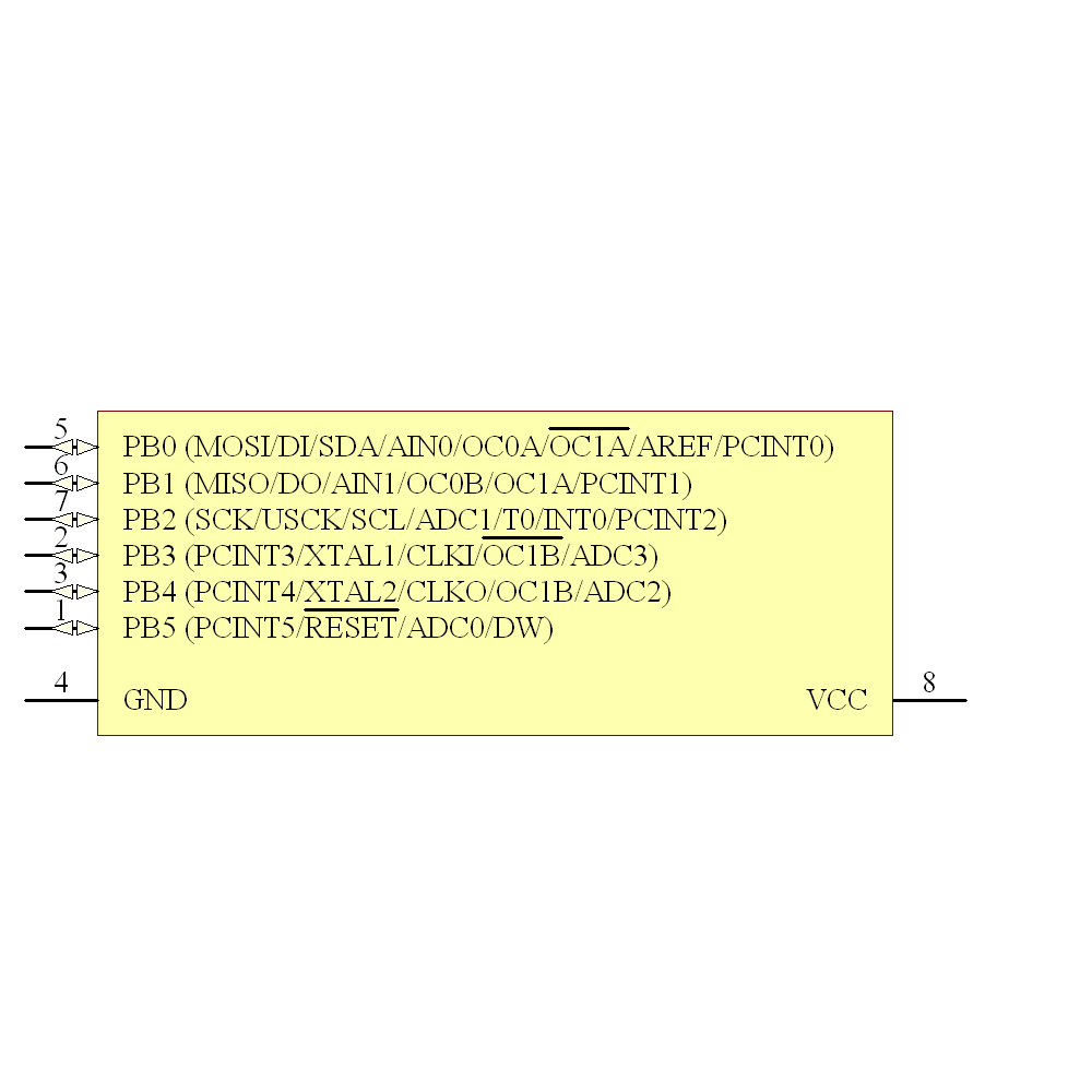 ATTINY85-20PU Datasheet(PDF) & Specifications - ATMEL - FindIC