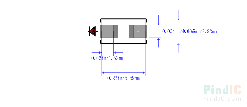 B160-13-F Datasheet(PDF) & Specifications - Diodes - FindIC