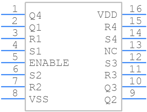 CD4043BE Datasheet(PDF) & Specifications - TI - FindIC