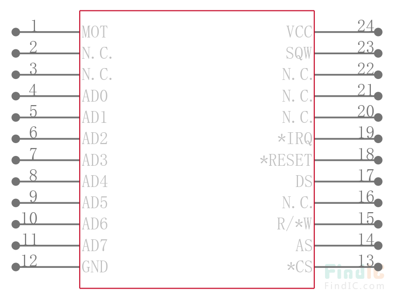 DS12887 Datasheet(PDF) & Specifications - Maxim Integrated - FindIC