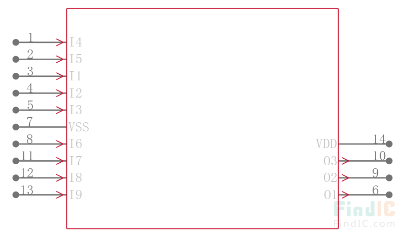 4073芯片引脚图-千图网