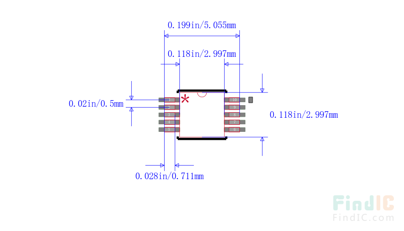 【ISL22414WFU10Z-TK PDF数据手册】_中文资料_引脚图及功能_(英特矽尔 Intersil)-采芯网