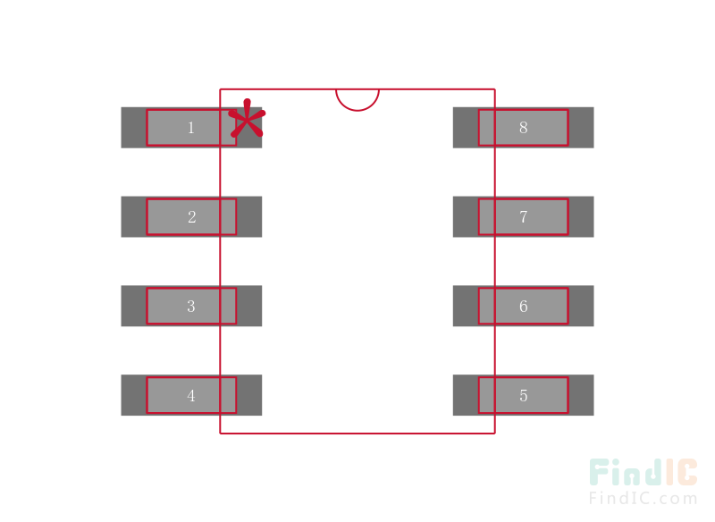 【MCP6002T-E/SN PDF数据手册】_中文资料_引脚图及功能_(微芯 Microchip)-采芯网