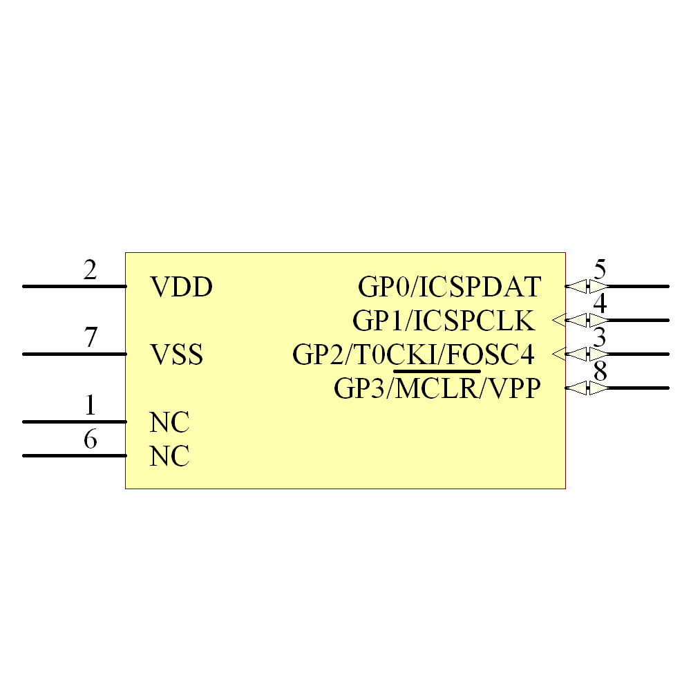 PIC10F200-I/P Datasheet(PDF) & Specifications - Microchip - FindIC