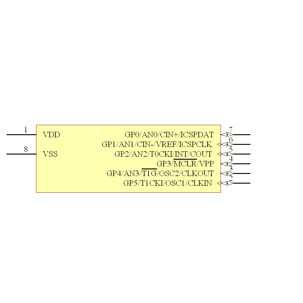 PIC12F675-I/SN Datasheet(PDF) & Specifications - Microchip - FindIC