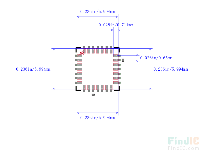 PIC16F1938-E/ML Datasheet(PDF) & Specifications - Microchip - FindIC