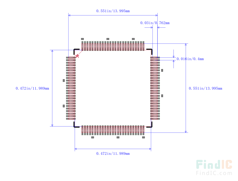 PIC24FJ256DA210-I/PT Datasheet(PDF) & Specifications - Microchip - FindIC