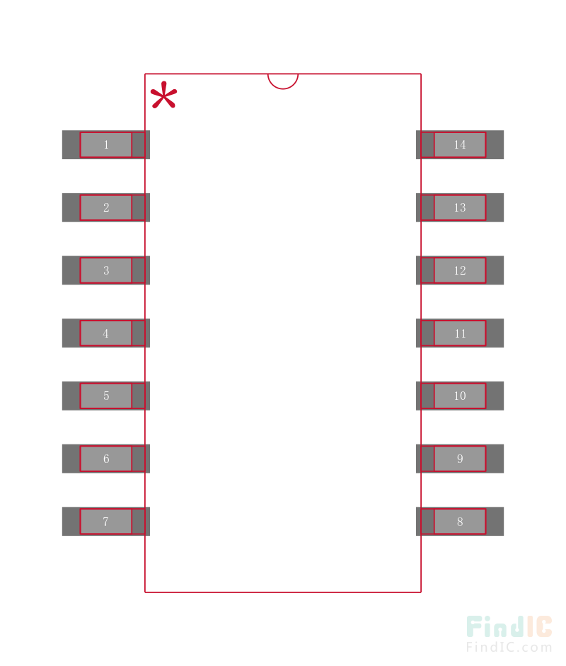 【SN74CBTLV3125NSR PDF数据手册】_中文资料_引脚图及功能_(德州仪器 TI)-采芯网