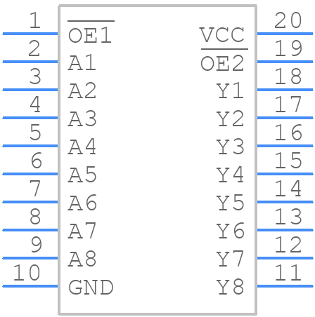 SN74HC541N Datasheet(PDF) & Specifications - TI - FindIC