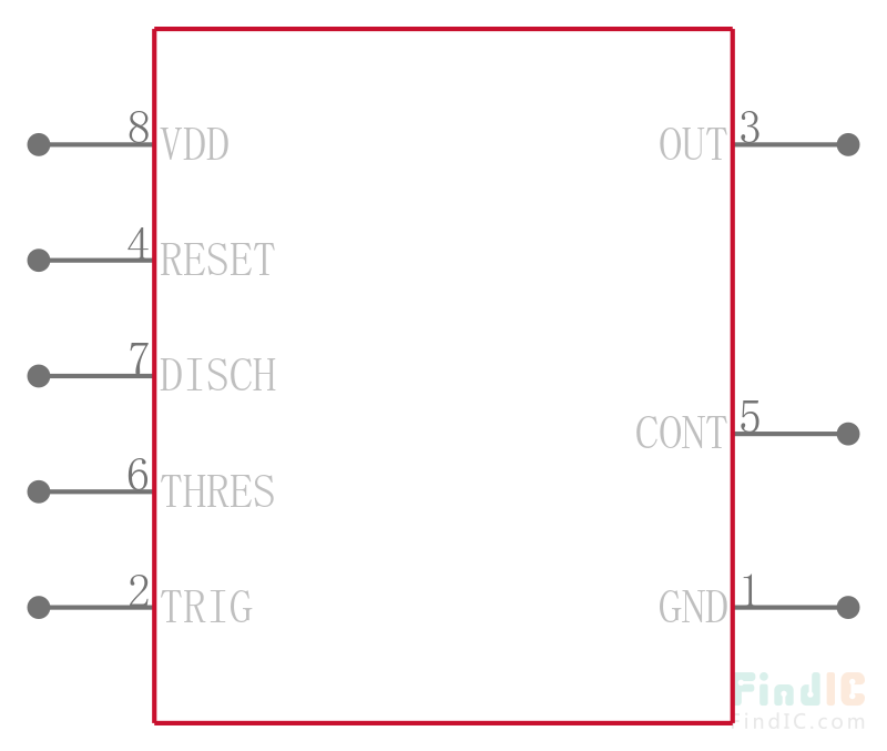 TLC555CP Datasheet(PDF) & Specifications - TI - FindIC