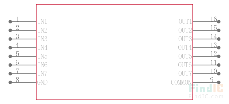 【ULN2001D1013TR PDF数据手册】_中文资料_引脚图及功能_(意法半导体 ST Microelectronics)-采芯网